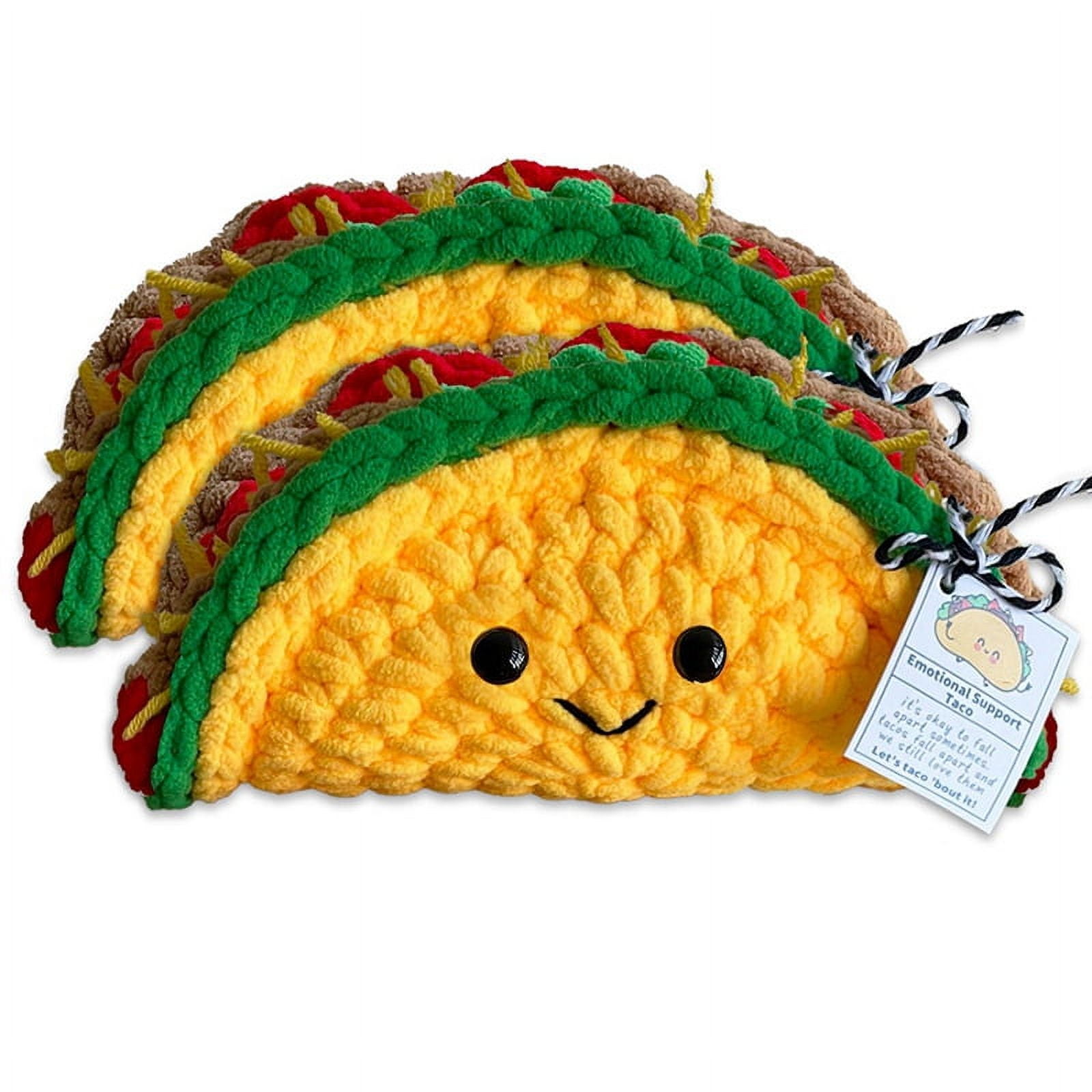 Emotional Tacos, Crochet, Handmade Cute Positive Tacos, Sentimental ...