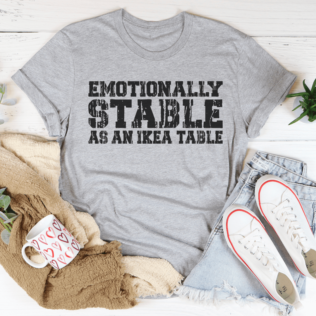 Emotionally Stable Tee Peachy Sunday T-Shirt - Walmart.com