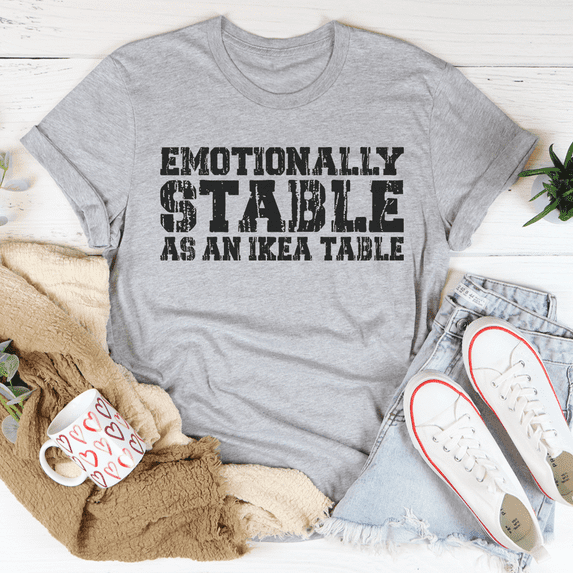 Emotionally Stable Tee Peachy Sunday T-Shirt - Walmart.com