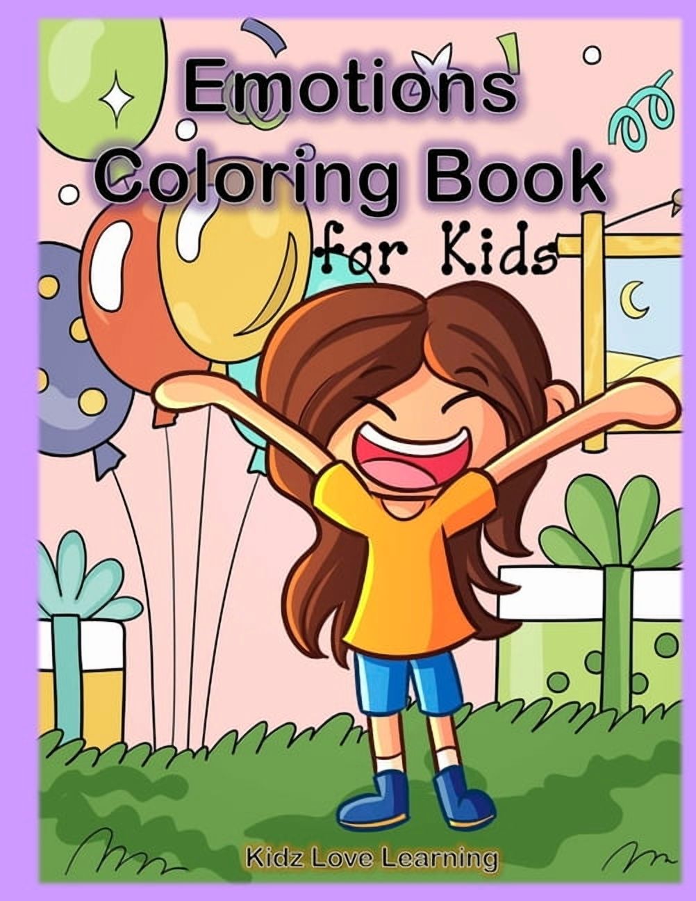 Emotions Coloring Book for Kids: 32 Coloring Pages for Kids to Learn ...