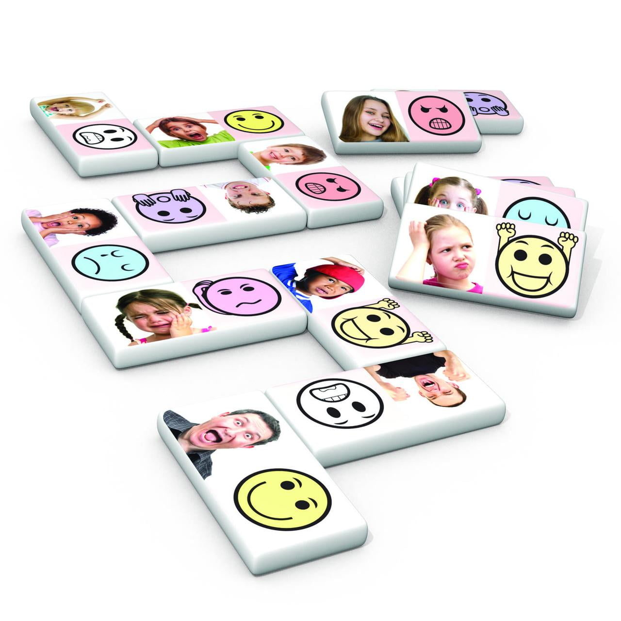 Emotions Dominoes Matching Game Set with Storage Tin, Teacher Resources ...