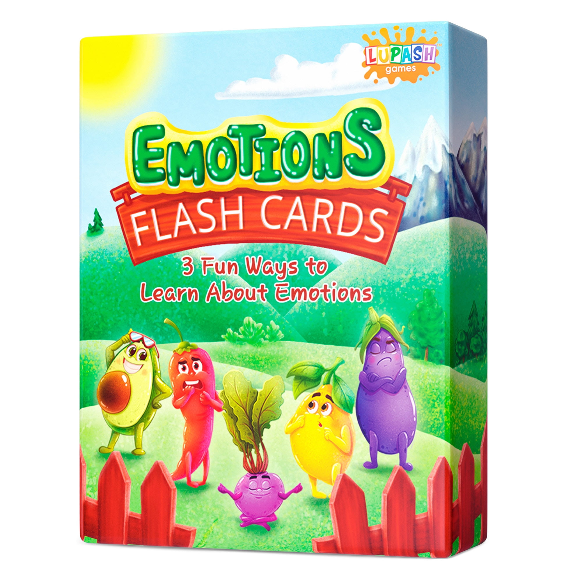 Emotions Flash Cards to Help Develop Social Skills, 2-8 Players ...