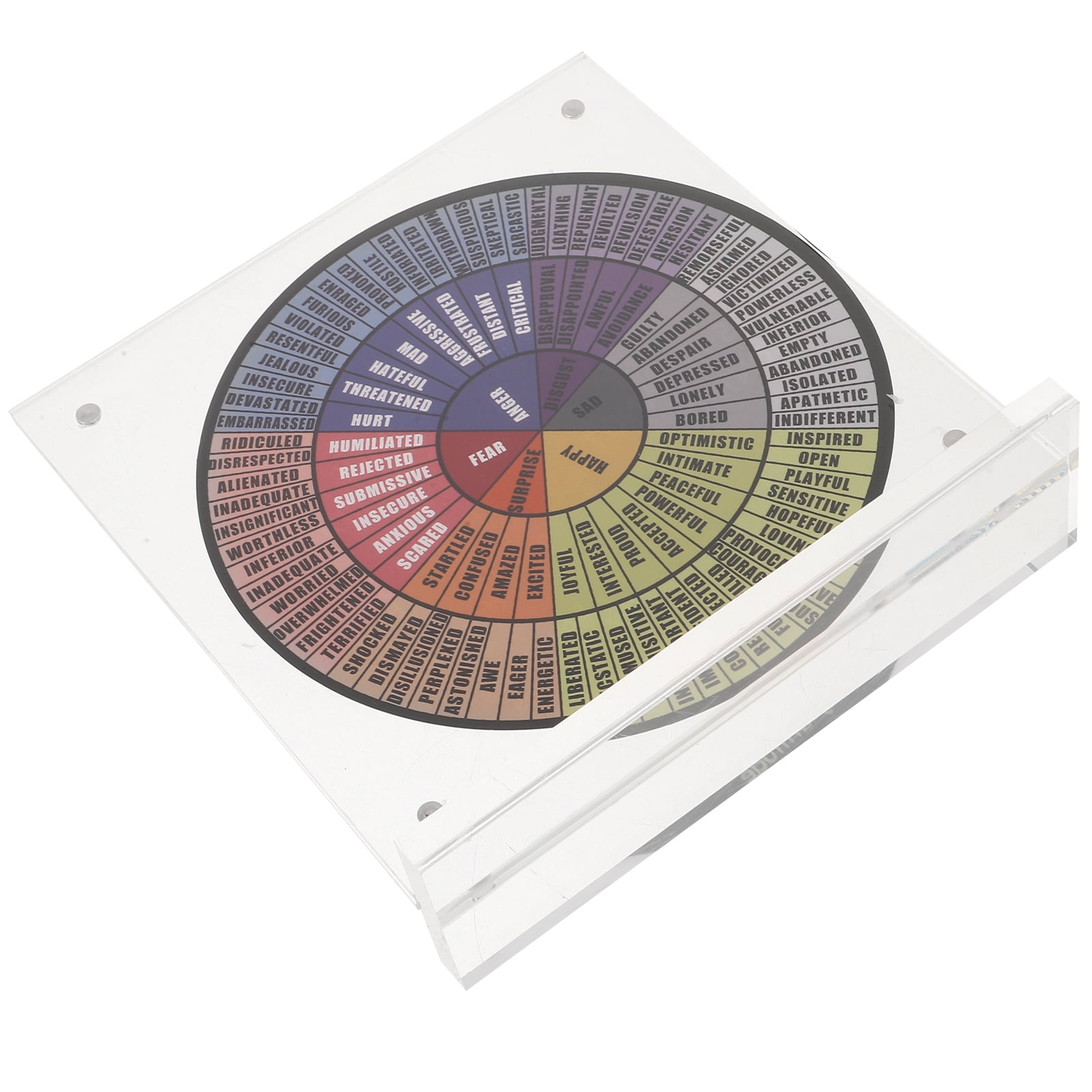 Emotions Wheel Stand For Office Decor Feelings Wheel Emotion Wheel ...