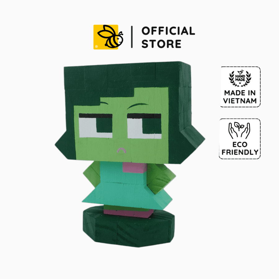 Emotions Wooden Model Inspired by Inside Out, Unique Emotions Pixel ...