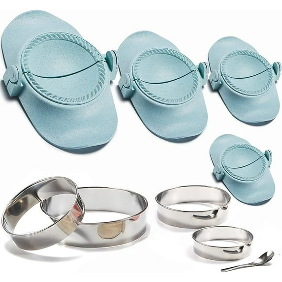 Empanada Maker Press, 6-Inch Extra Large Dumpling Maker Set with Dough ...