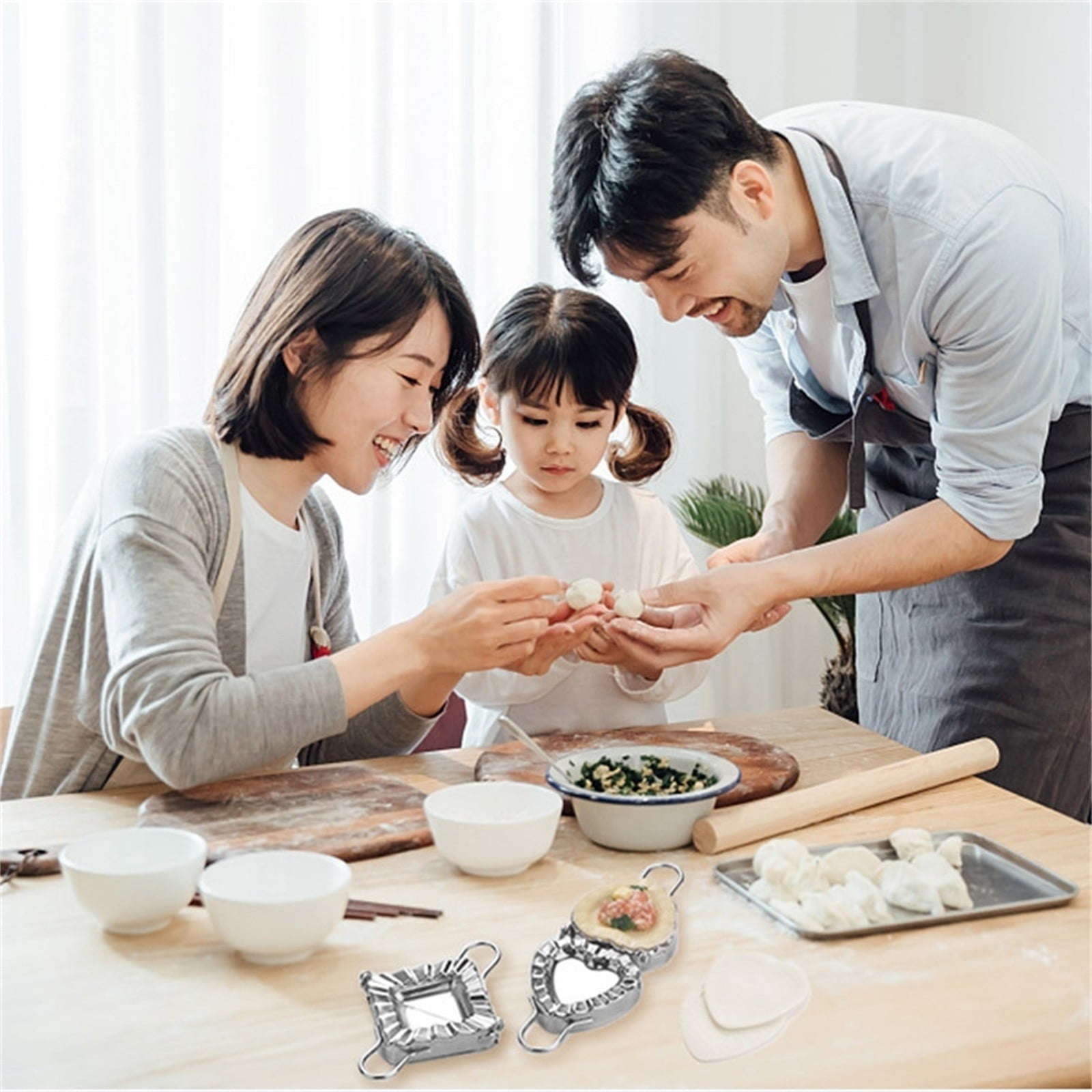 Empanada Maker Press Hand Pie Molds Triangle Square Shaped Dumpling ...