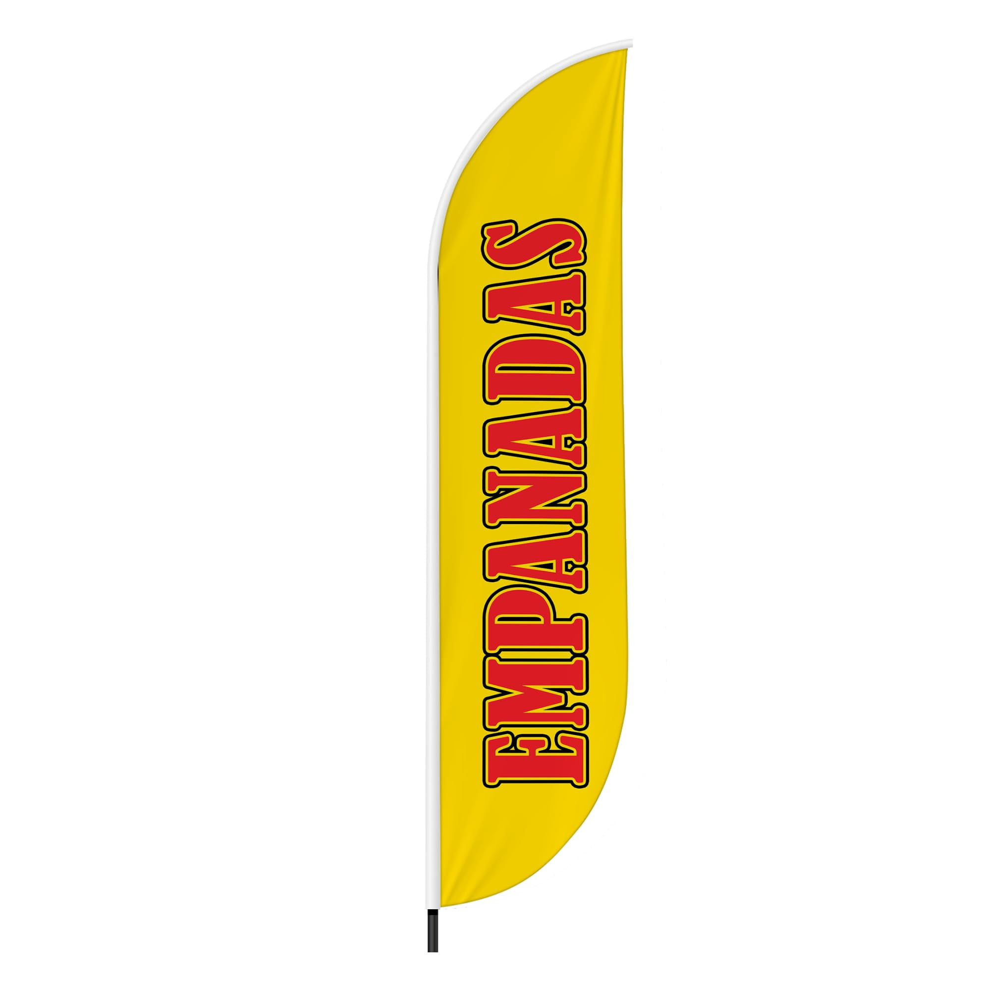 Empanadas Feather Flag(11.5feetX2.5feet) by DreamController | Outdoor ...