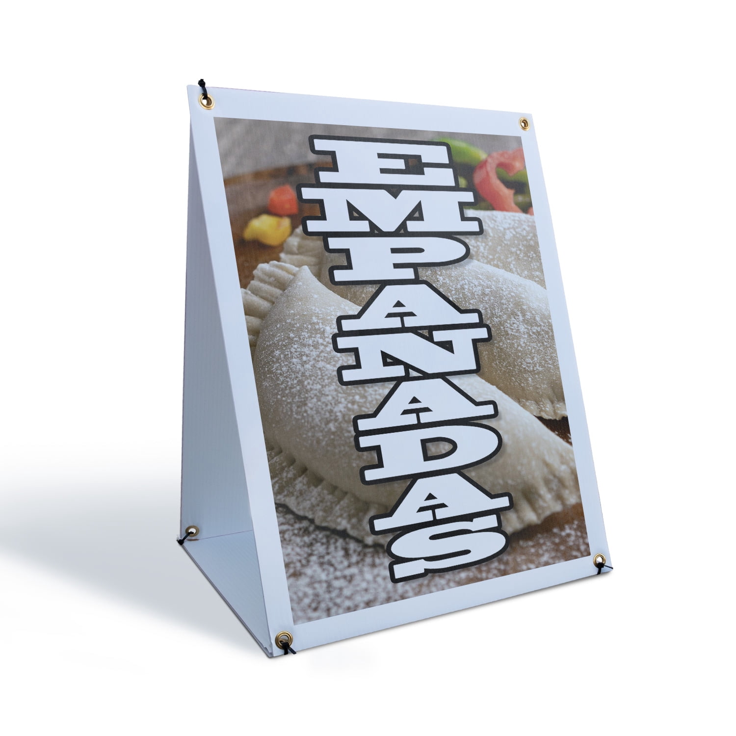 Empanadas Sidewalk Sign 24 Inch x 36 Inch A-Frame Images On Both Sides ...