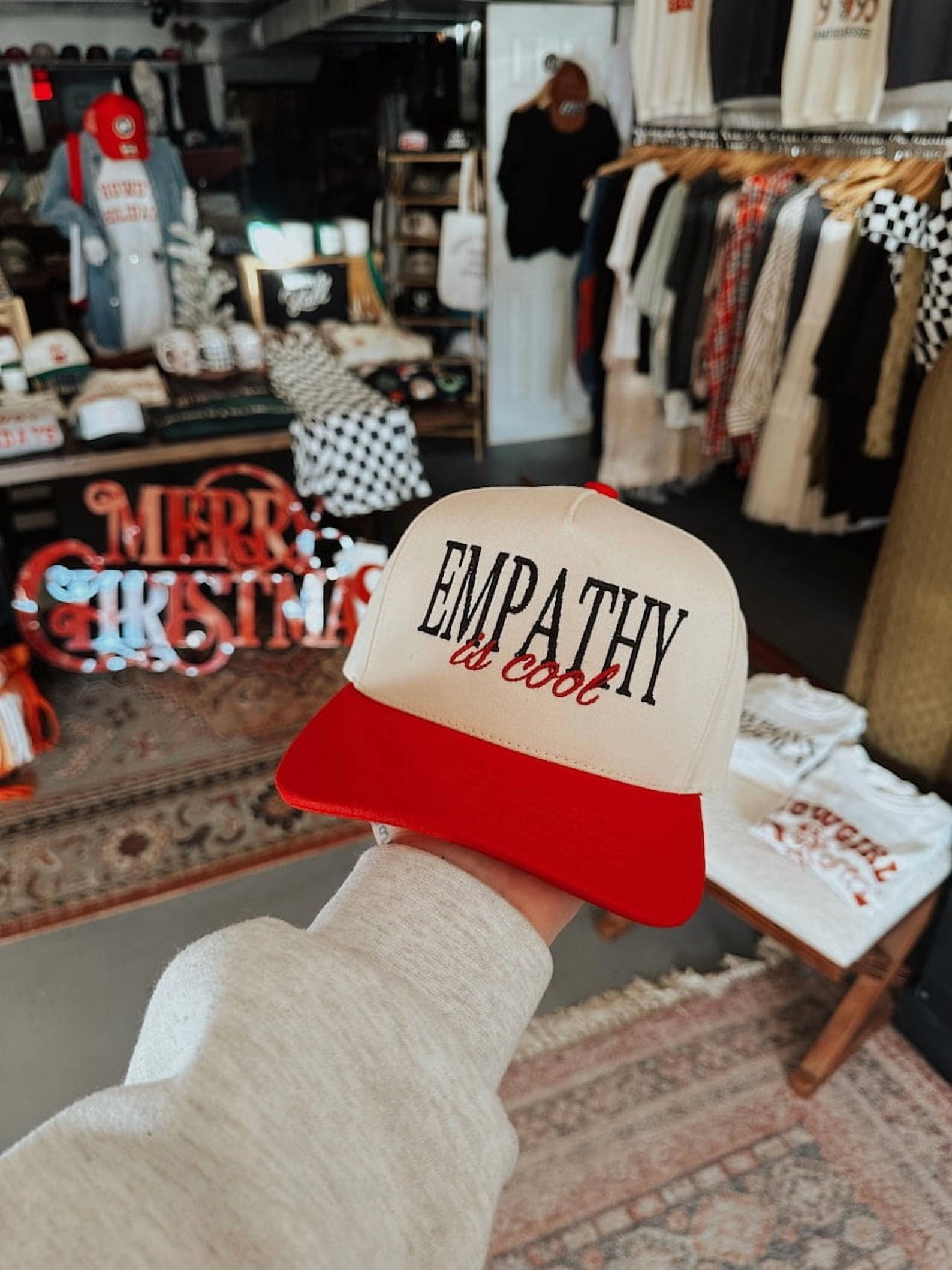 Empathy Is Cool Embroidered Trucker Hat - Walmart.com