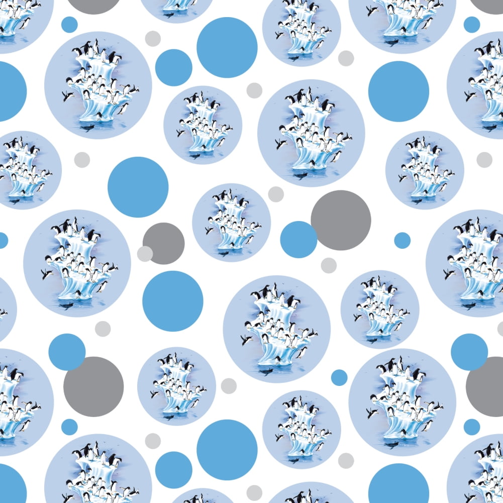 Emperor Penguin Iceberg Antarctic Premium Gift Wrap Wrapping Paper Roll ...