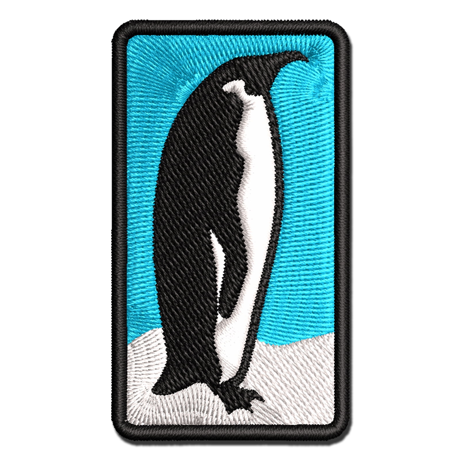 Emperor Penguin Profile Applique Multi-Color Embroidered Hook & Loop ...