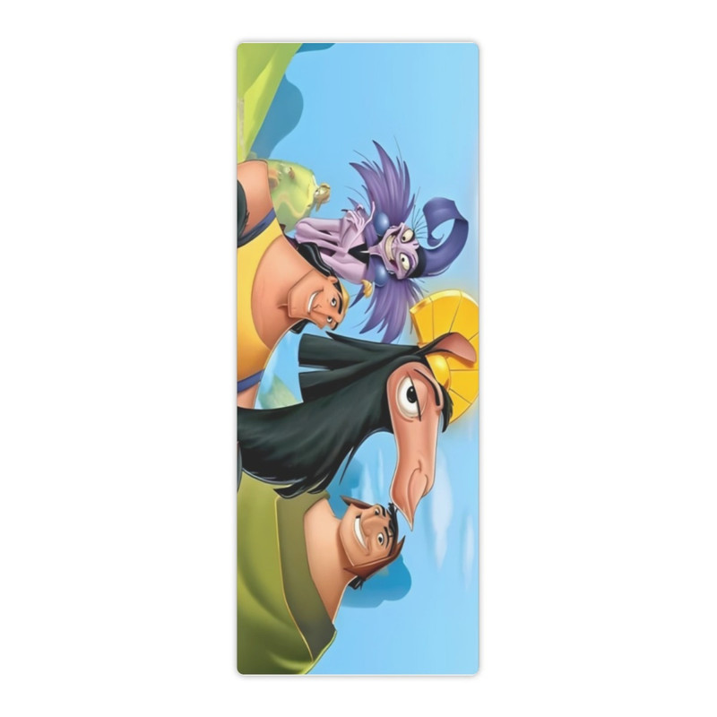 Emperor's New Groove pattern yoga mat makes every practice full of ...