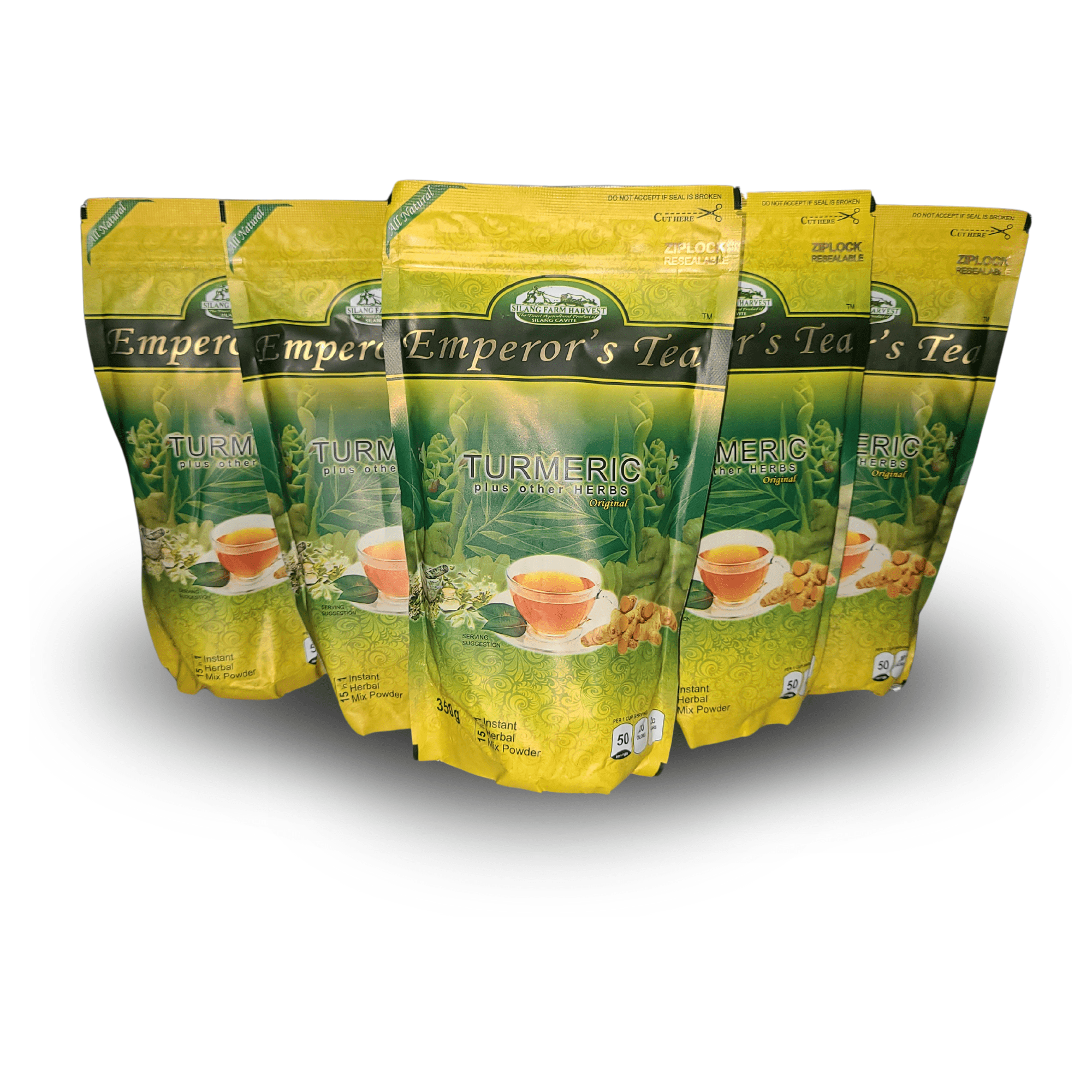 Emperor's Turmeric Tea + other Herbs, 350 g x 5 - Walmart.com