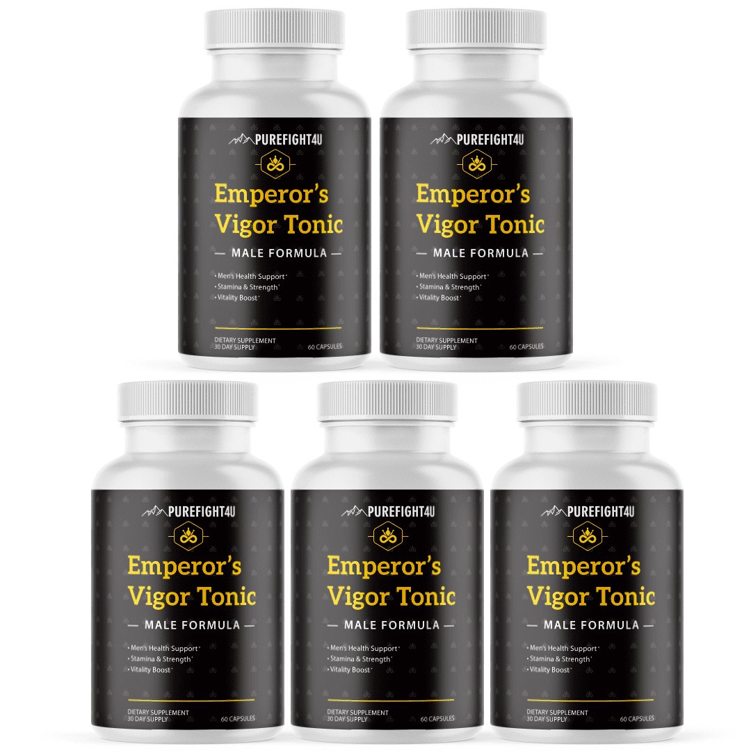 Emperor's Vigor Tonic Capsules, Men's Health Support-5 Bottles ...