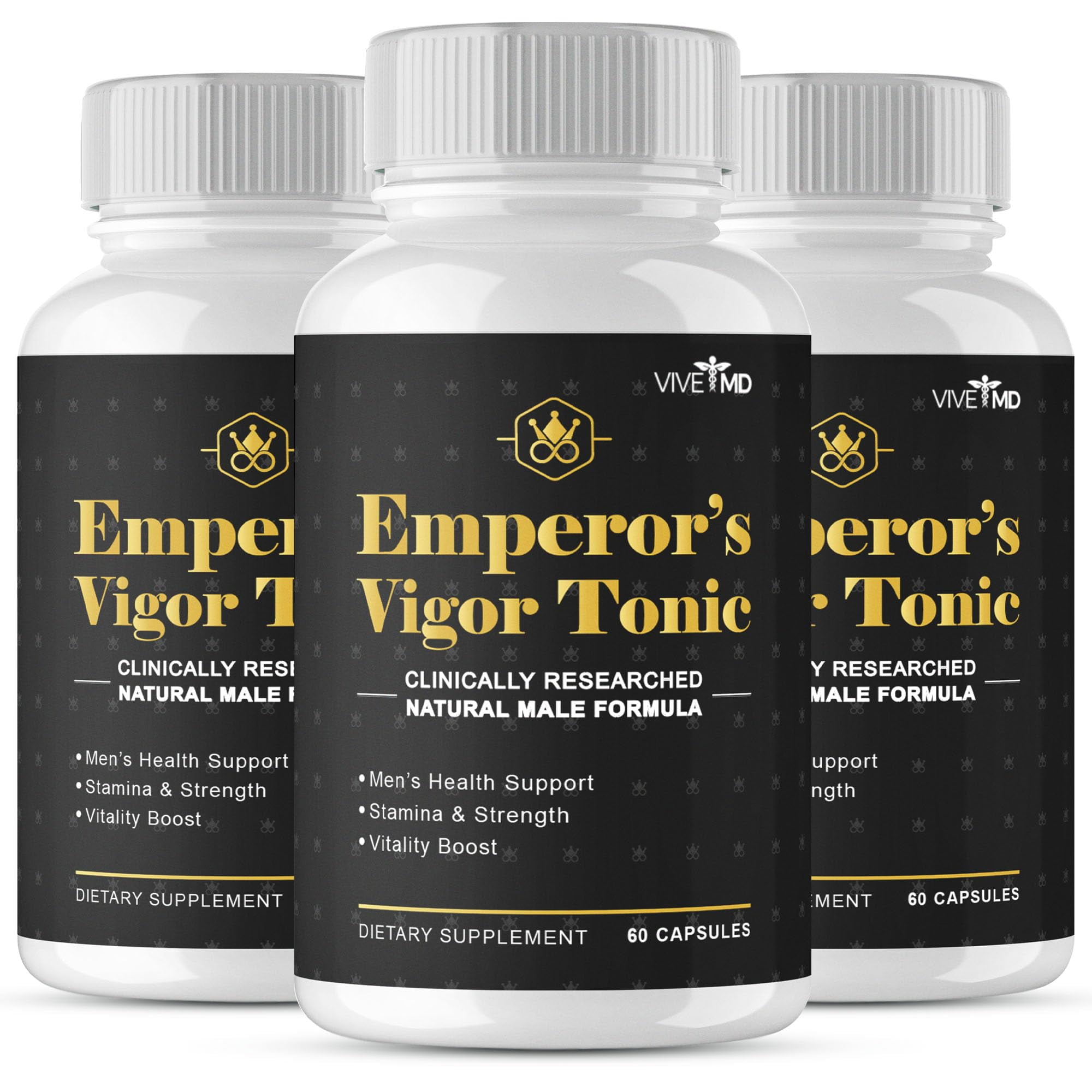 Emperor's Vigor Tonic Mens Health Supplement Male Endurance Pill Energy ...