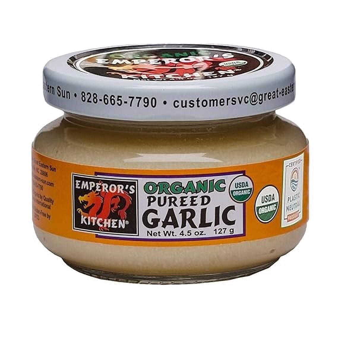 Emperors Kitchen Organic Pureed Garlic - 4.5 oz Pack of 3 - Walmart.com