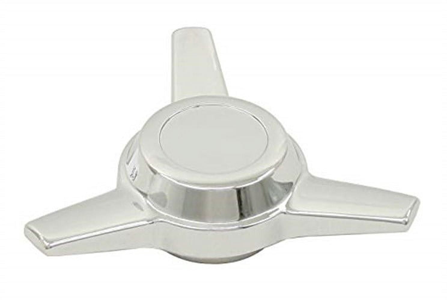 Empi 3 Spoke Chrome Knock Off Center Caps - Set of 4 - 0096210 ...