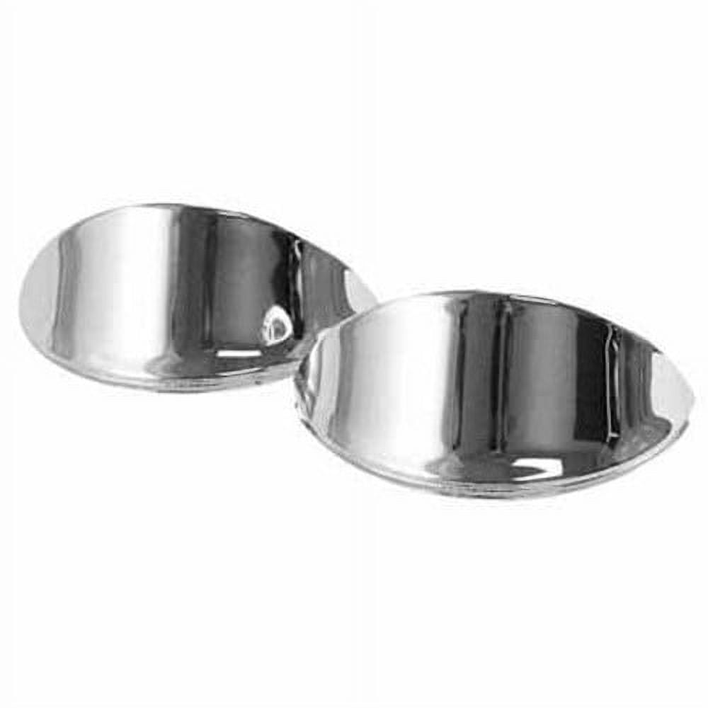 Empi Chrome Headlight Eyebrows for 7 Inch Round Headlights - Pair ...