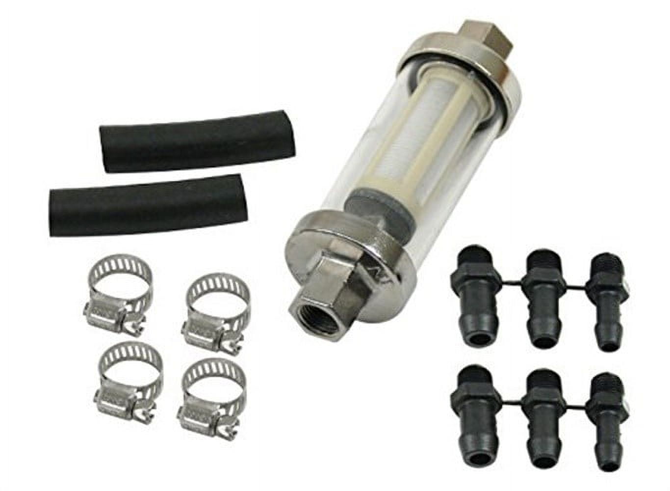 Empi Universal Glass Fuel Filter Kit - 0090650 - Walmart.com