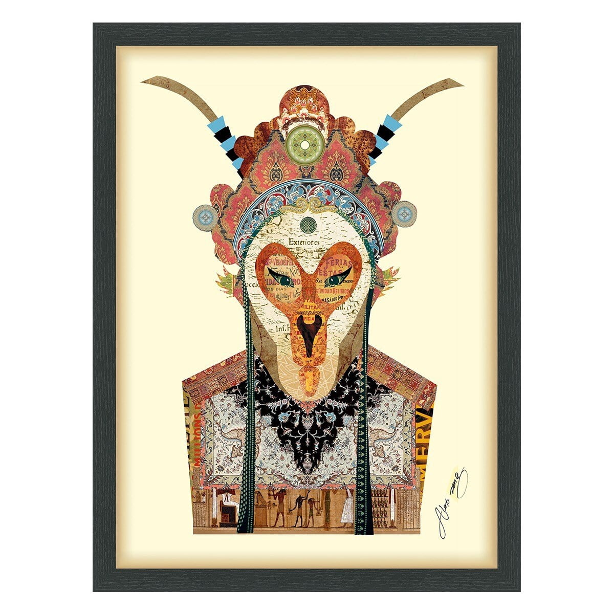 Empire Art Direct "Beijing Opera Mask 1" Alex Zeng's dimensional ...