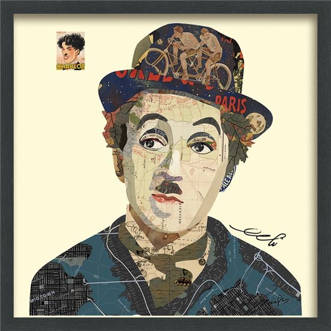 Empire Art Direct 'Charlie' Alex Zeng's dimensional collage,under glass ...