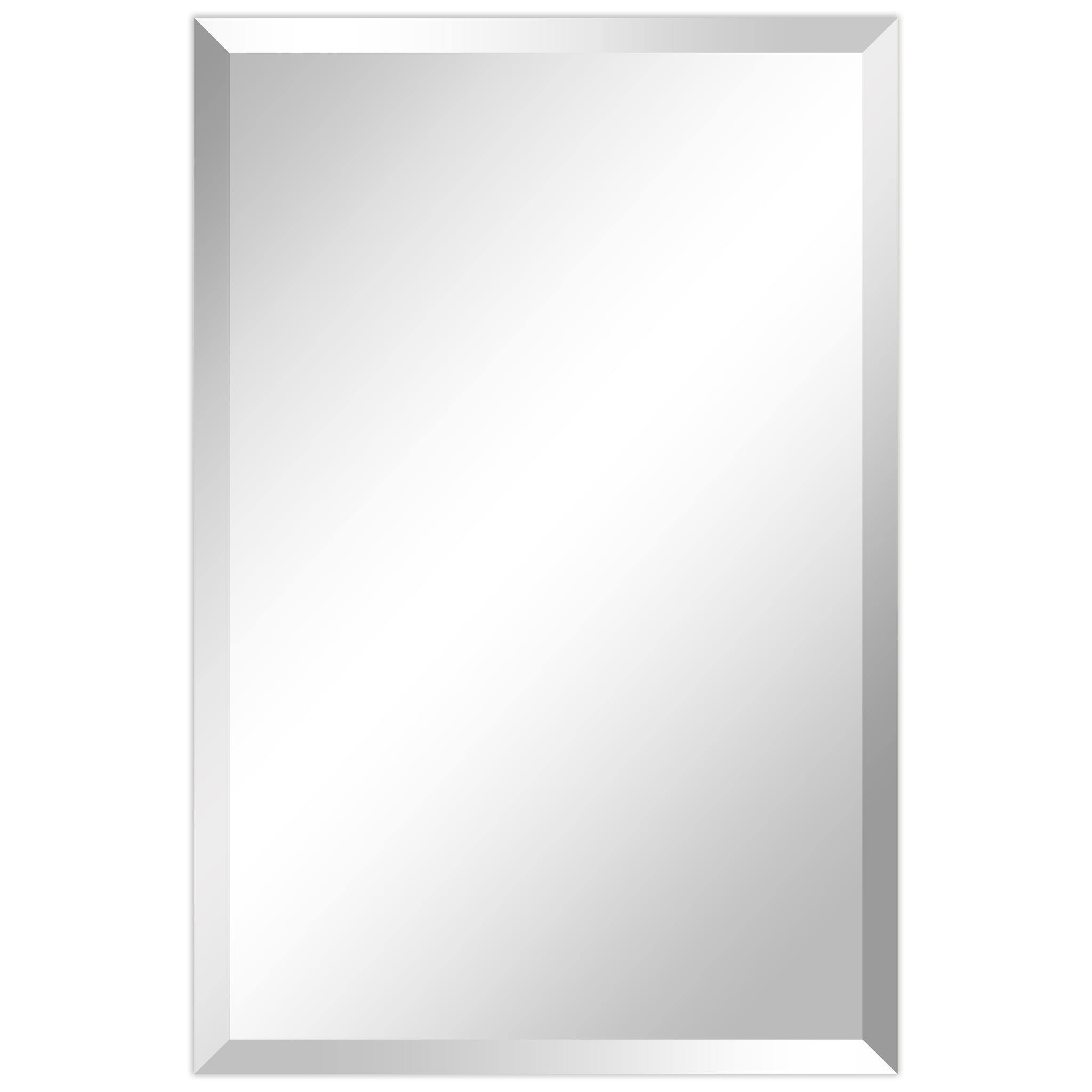 Empire Art Direct Frameless Beveled Prism Wall Mirror - Clear 20 in. x ...
