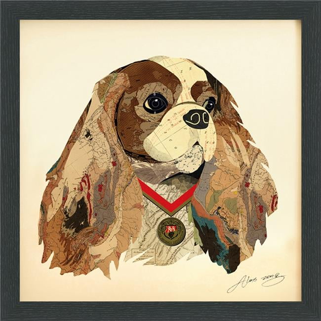 Empire Art Direct King Charles Spaniel - Dimensional Art Collage Hand ...