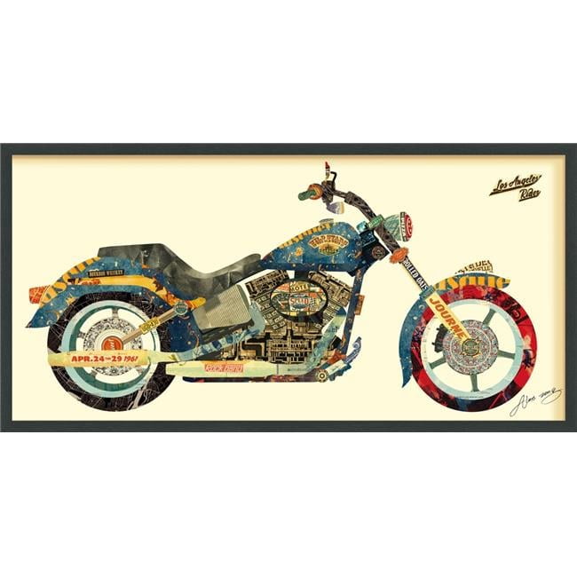 Empire Art Direct 'Los Angeles Rider' Alex Zeng's dimensional collage ...