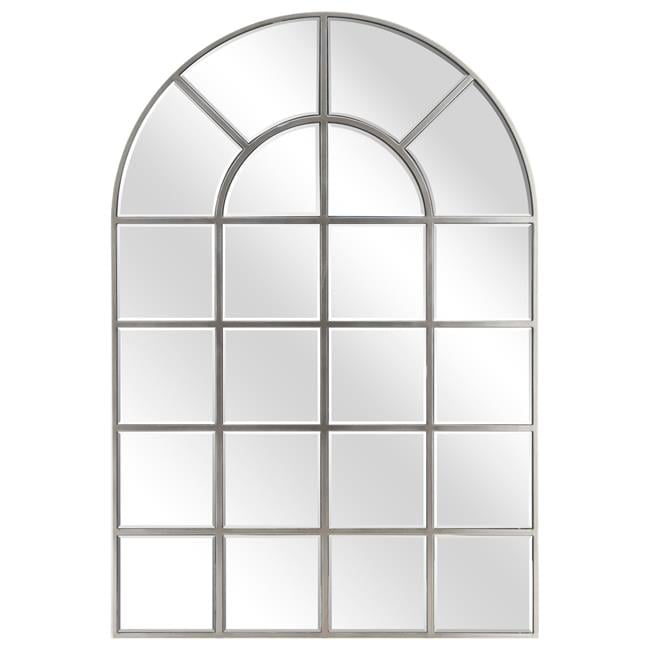 Empire Art Direct MDF Base Covered with Beveled Arch Window Wall Mirror ...