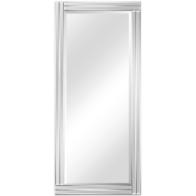 Empire Art Direct Moderno Stepped Beveled Rectangle Wall Mirror ...