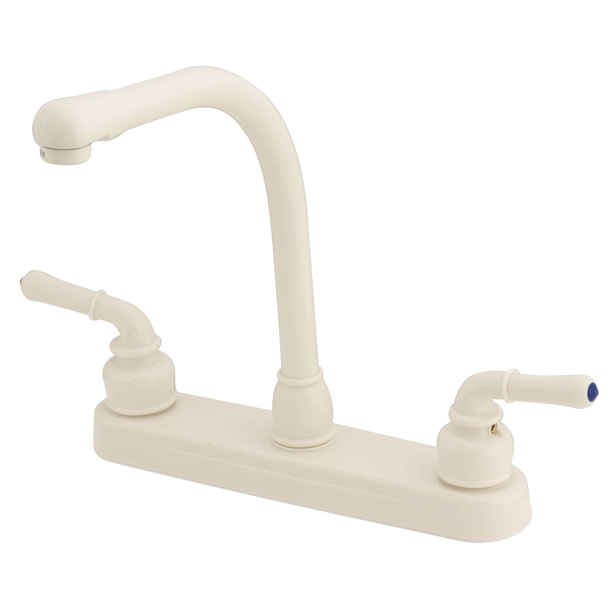 Empire Brass U-YBB800RSB Biscuit 8" Hi-Rise Kitchen Faucet with Tea Pot ...