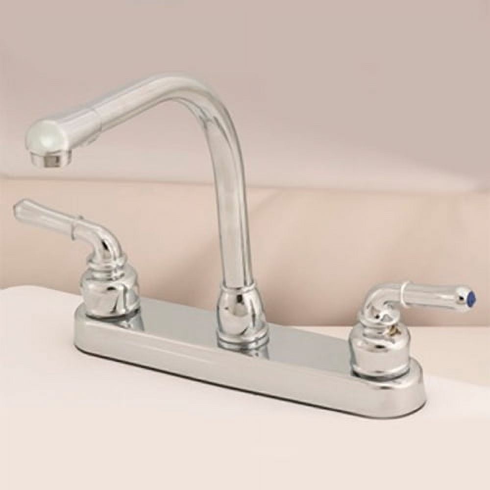 Empire Brass U-YCH800RS White 8" Hi-Rise Kitchen Faucet with Tea Pot ...