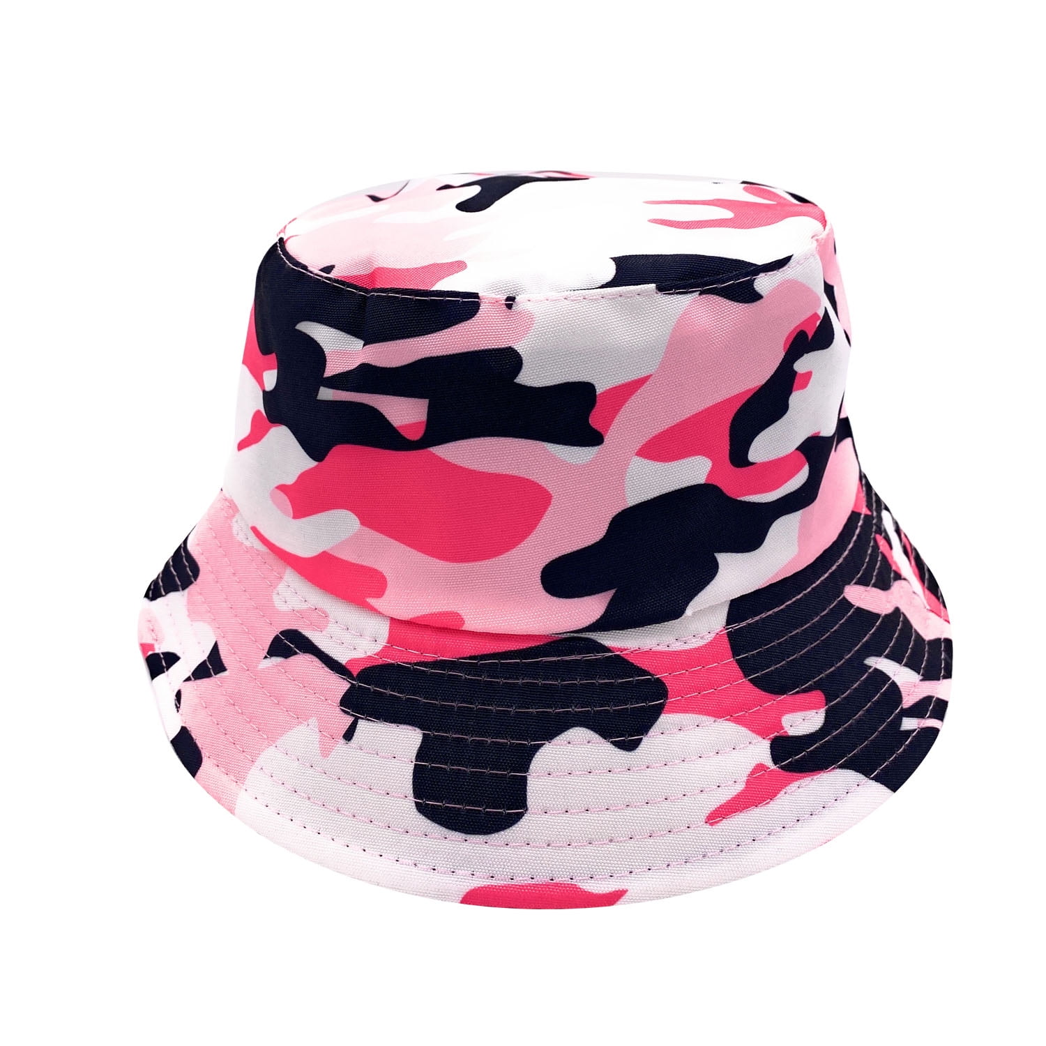Pink Camouflage Print Cotton Cadet Cap - Walmart.com