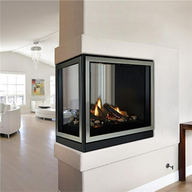 Empire DVCP36SP30P 36 in. Propane Millivolt See Thru Fireplace ...