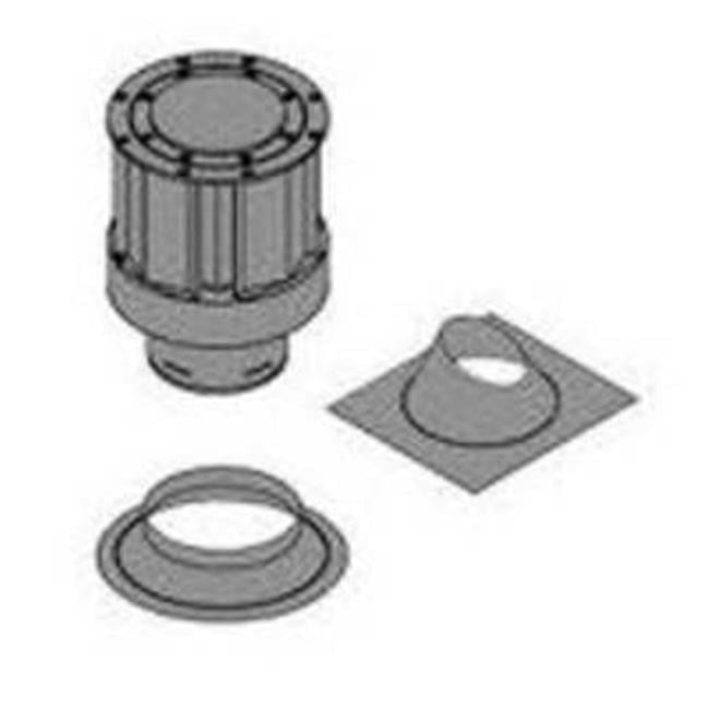 Empire DVVK4VP 4 in. DV Vent Vertical Thru-the-Roof Kit for SD46DVAHC ...