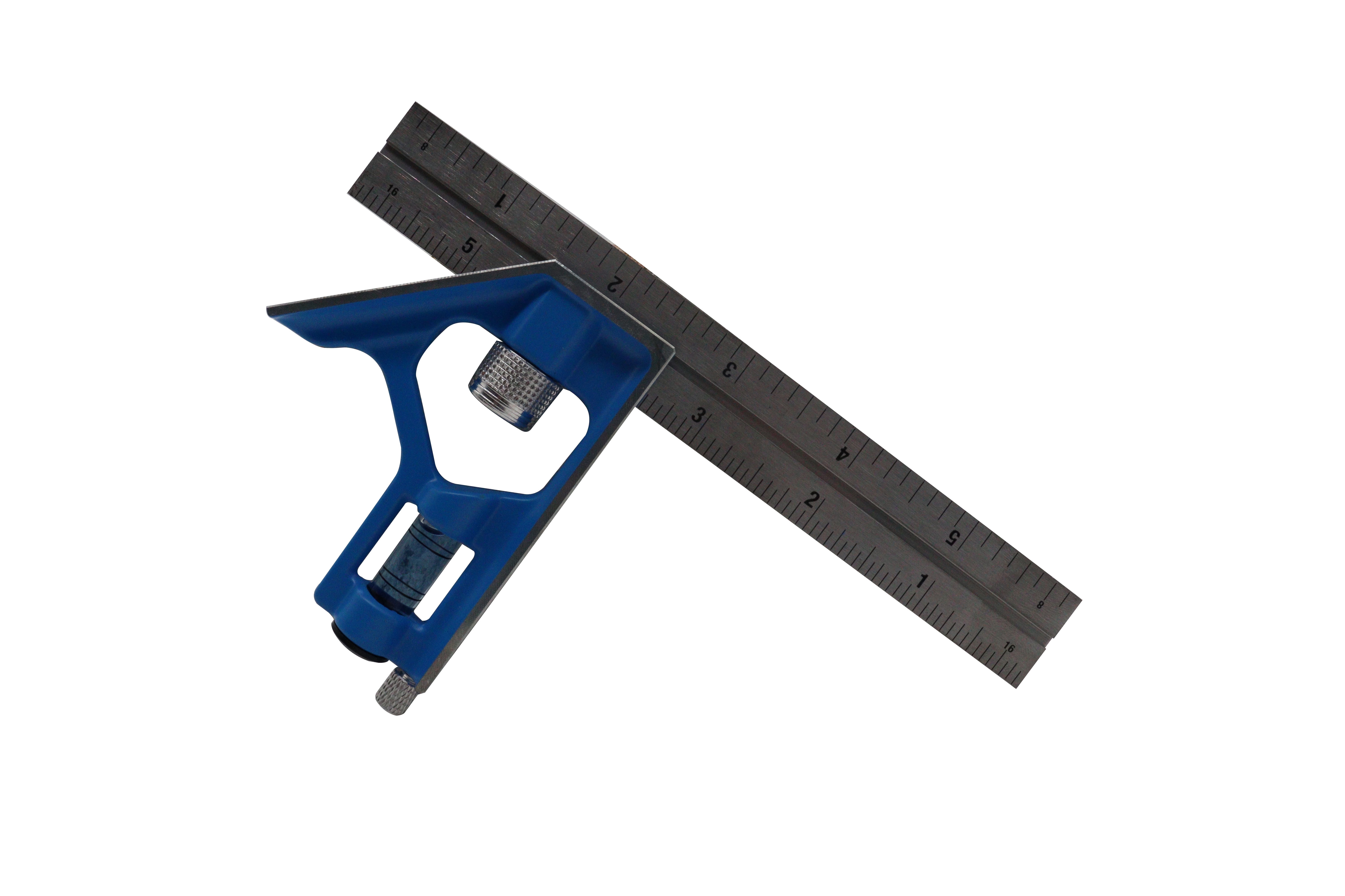 Empire E255 True Blue 6-Inch Combination Square Tool – Stainless Steel ...