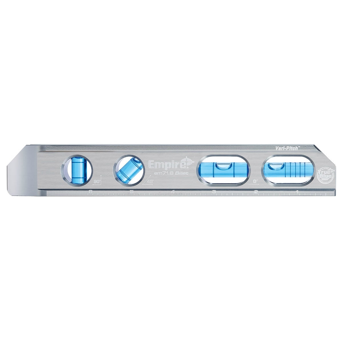 Empire Empire EM71.8 True Blue Magnetic Billet Torpedo Level, Silver, 8 ...