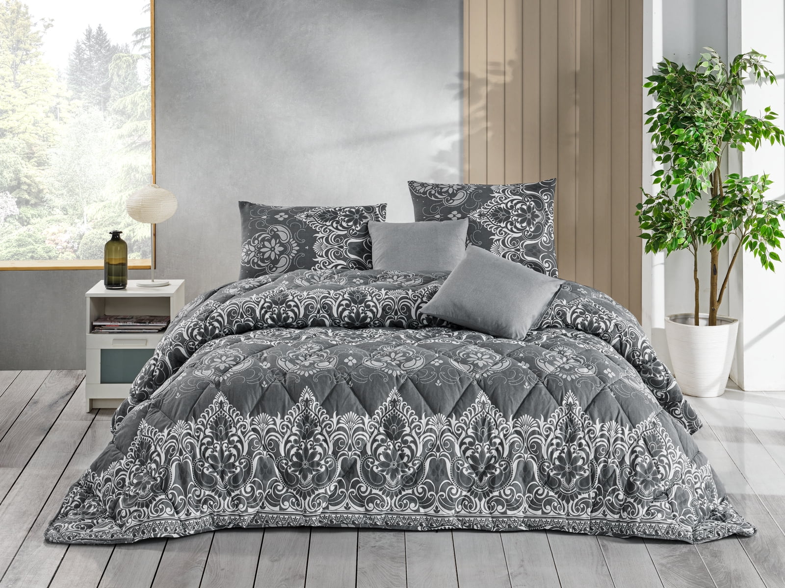 Istanbul Collection Handmade Comforter Set + Sheet Set - 9 Piece Set ...