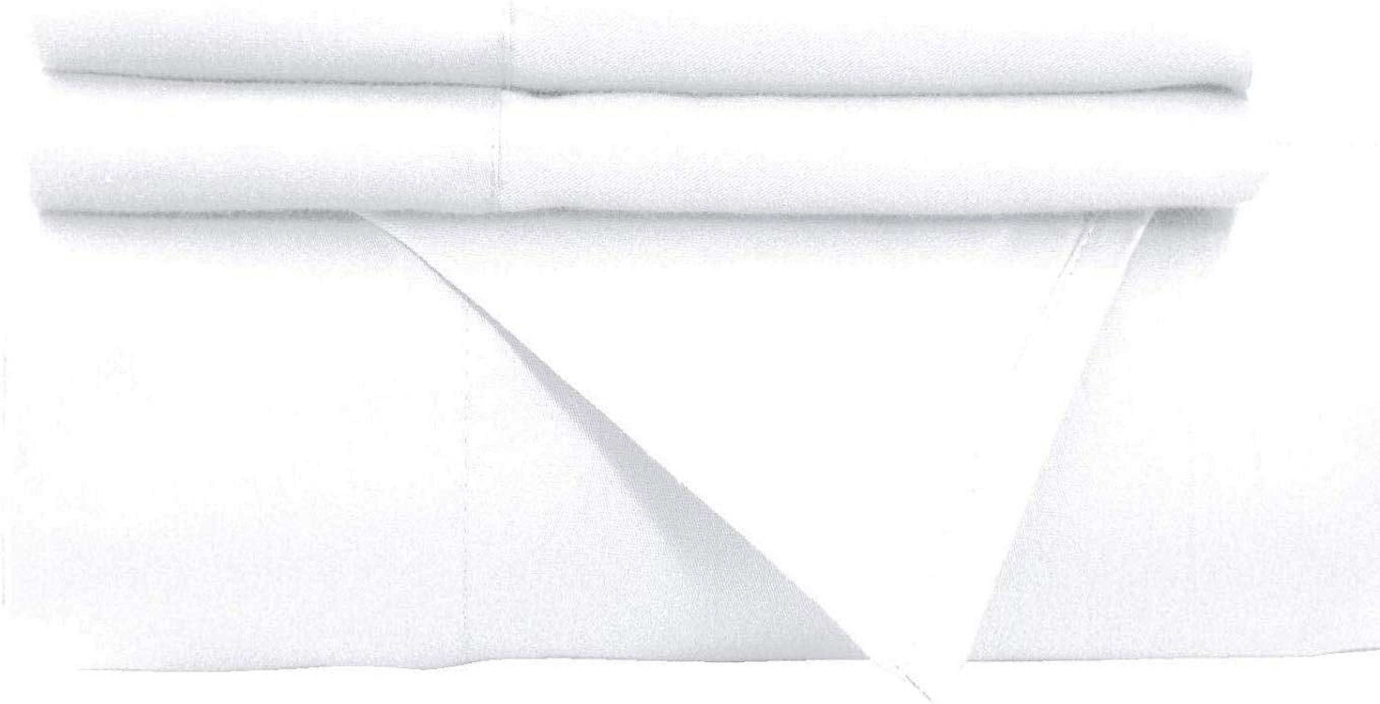 Empire Home 1800 Thread Count White Polyester Bed Sheet Set, Twin Deep ...