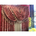 Empire Home Traditional Jacquard Olivia Window Curtain Panel Drapery ...