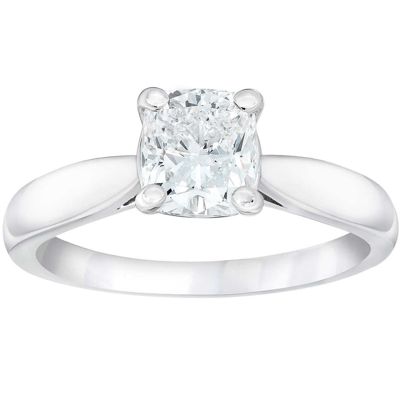 Empire Jewel 14K White Gold Over Rings - 1.2 Ct Cushion Cut Diamond ...