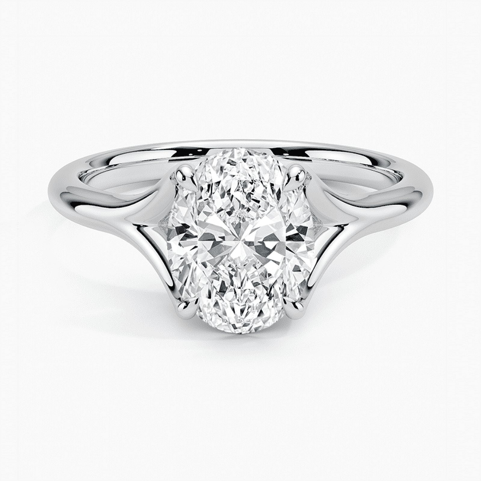 Empire Jewel 2 Ct Radiant Cut Diamond Rings - 14K White Gold Plated ...