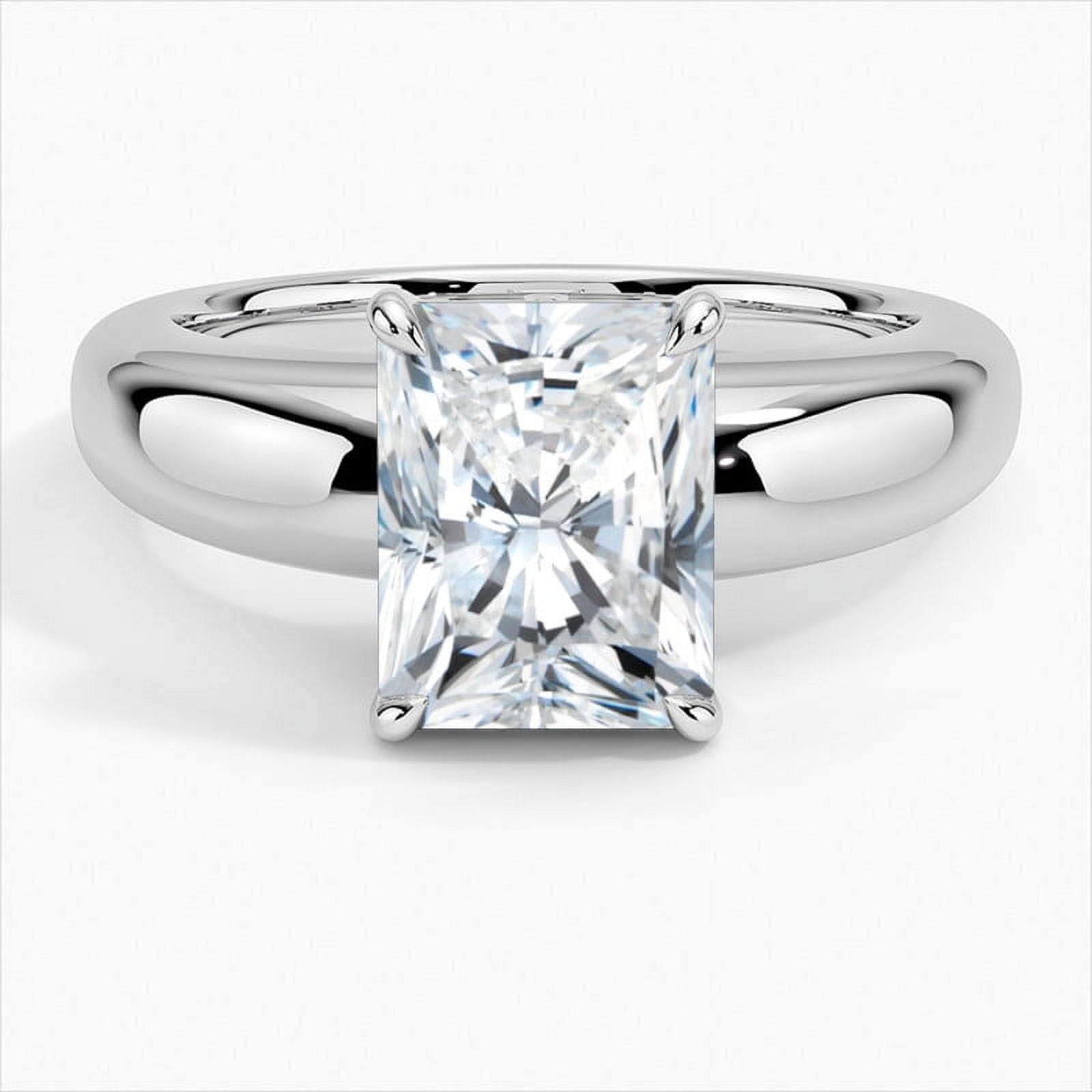 Empire Jewel Radiant Cut Excellent 2 Ct Engagement Ring for Her - 14K ...