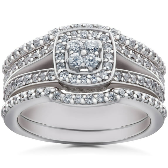 Empire Jewel Round Cut 1.7 Ct Lab Created Diamond Anniversary Ring ...