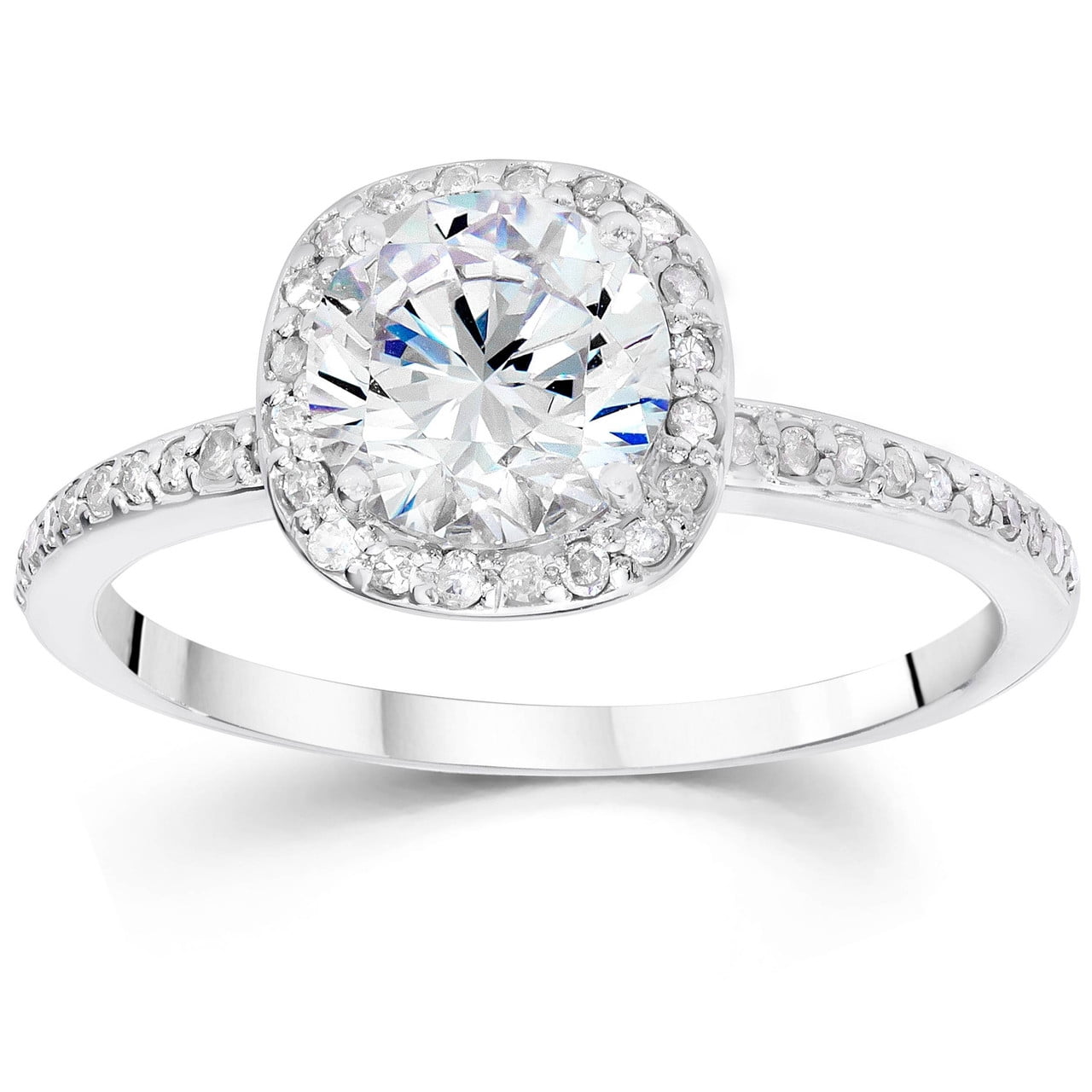 Empire Jewel Round Cut Excellent 1.5 Ct Diamond Engagement Ring ...