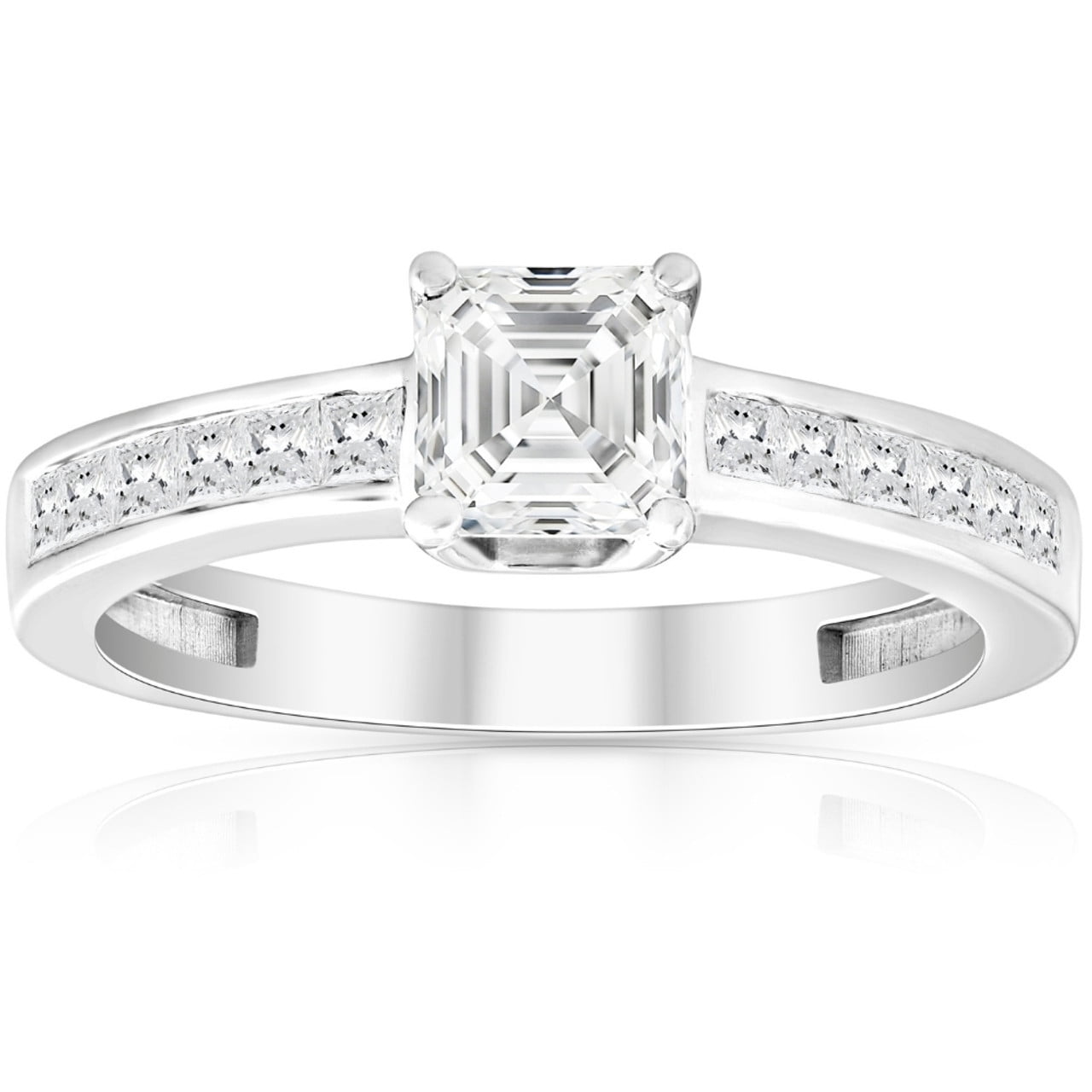 Empire Jewelry 1.3 Ct Round Brilliant Cut Lab Created Diamond Ring ...