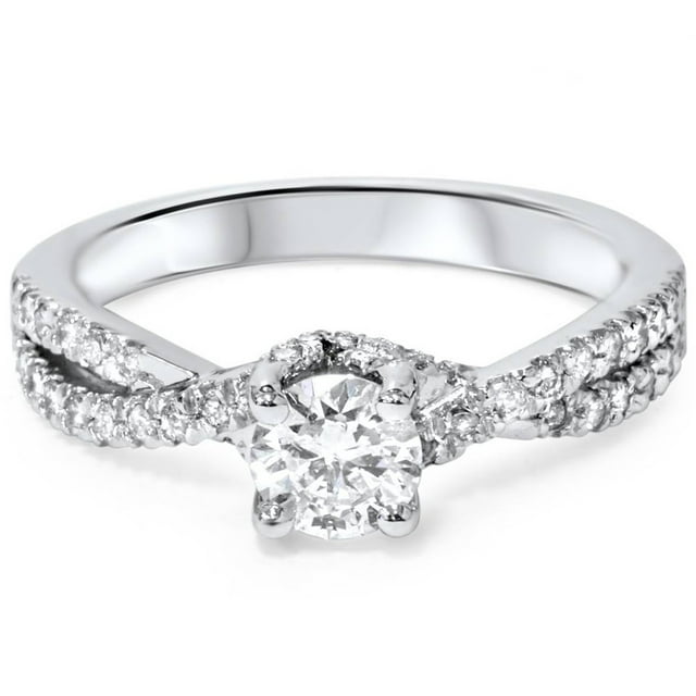 Empire Jewelry Simple Wedding Anniversary Moissanite Ring - 1.3 Ct ...