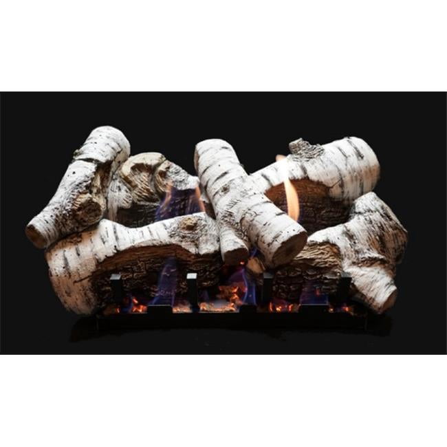 Empire LS18CB 18 in. Birch Burncrete Fire Wall Furnace Log Set - 6 ...
