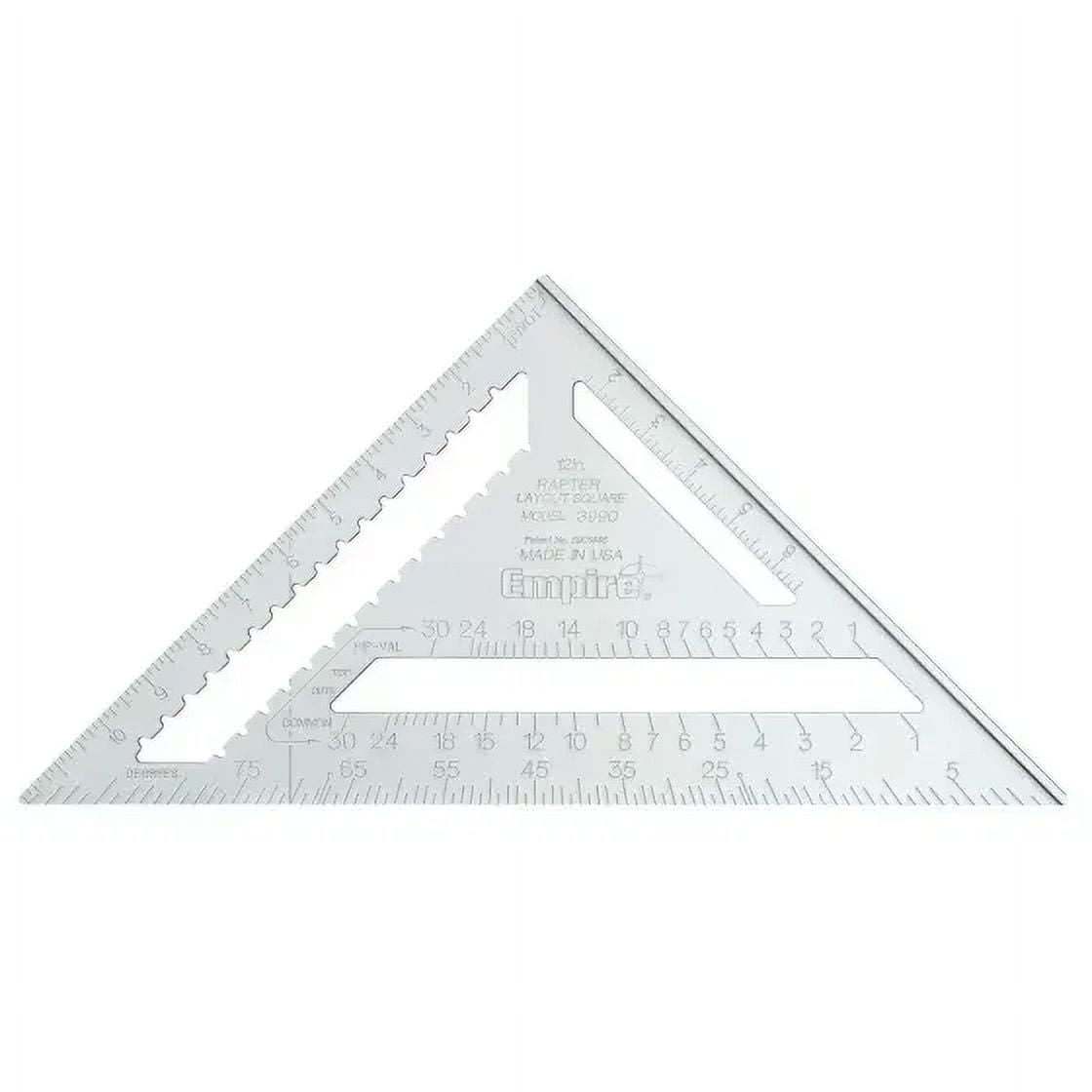 Empire Level 3990 Empire 12 in. Aluminum Rafter Square, Each - Walmart.com
