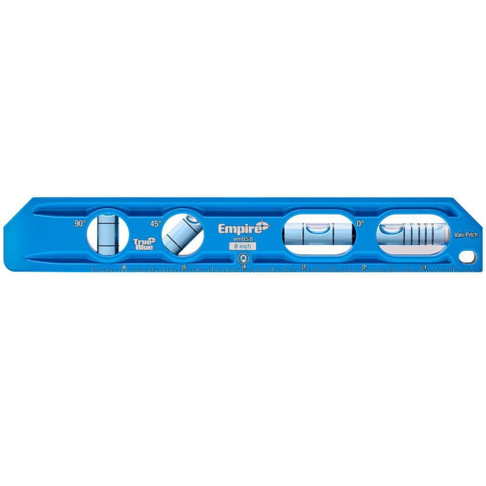 Empire Level 8 Inch True Blue Die Cast Torpedo Level - Walmart.com